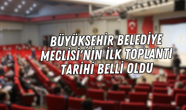 Manisa Büyükşehir Belediye Meclisi'nin ilk toplantı tarihi belli oldu ... Manisa Büyükşehir Belediye Meclisi'nin ilk toplantı tarihi belli oldu ...