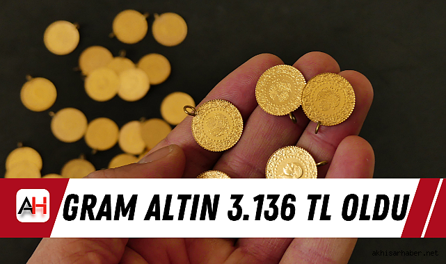 Gram Altın 3.136 TL oldu - Ekonomi - Akhisar Haber
