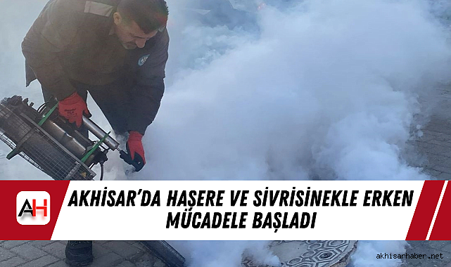 Akhisar'da Haşere ve Sivrisinekle Erken Mücadele Başladı - Genel ...